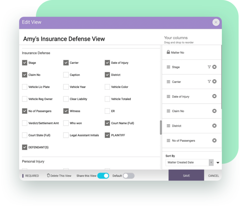 All-in-One Legal Matter Management Software System
